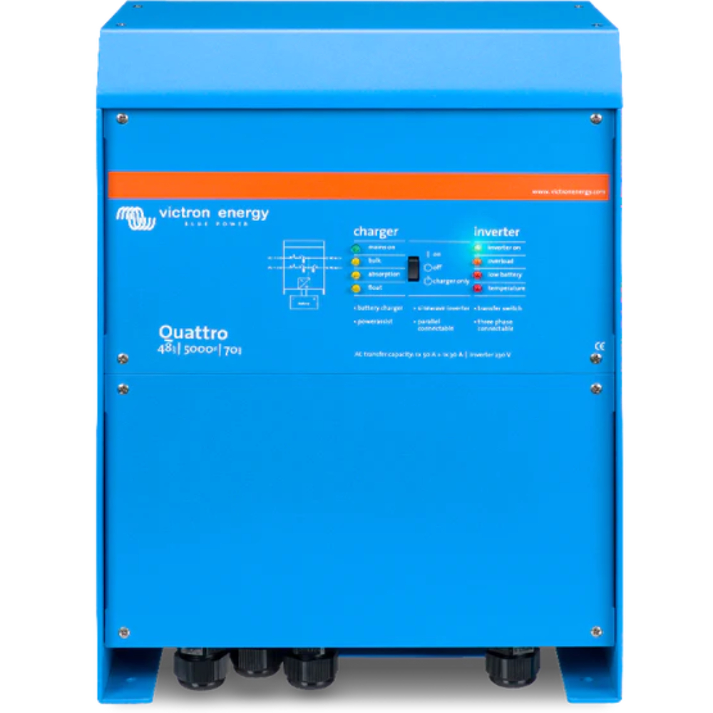 Victron Quattro 48/10000/140/100/100 8000W Inverter/Charger | Solar District (ZA)